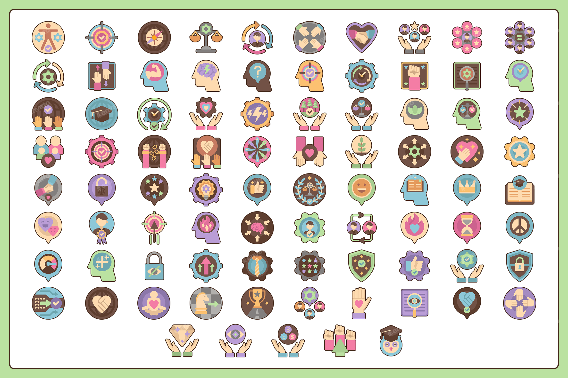 85 Beliefs and Principles Icons | Soothe Series, Icons | GraphicRiver