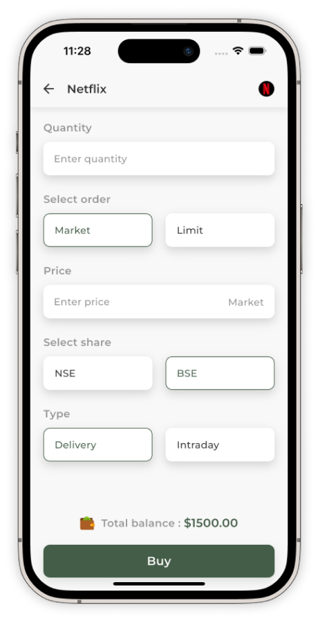 Stock & Mutual Fund Investment App Template in Flutter | Smart Invest ...