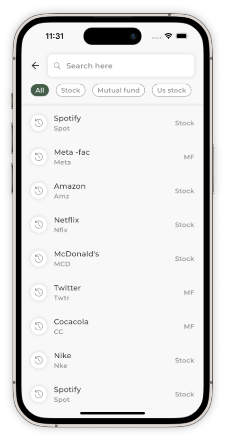 Stock & Mutual Fund Investment App Template in Flutter | Smart Invest ...