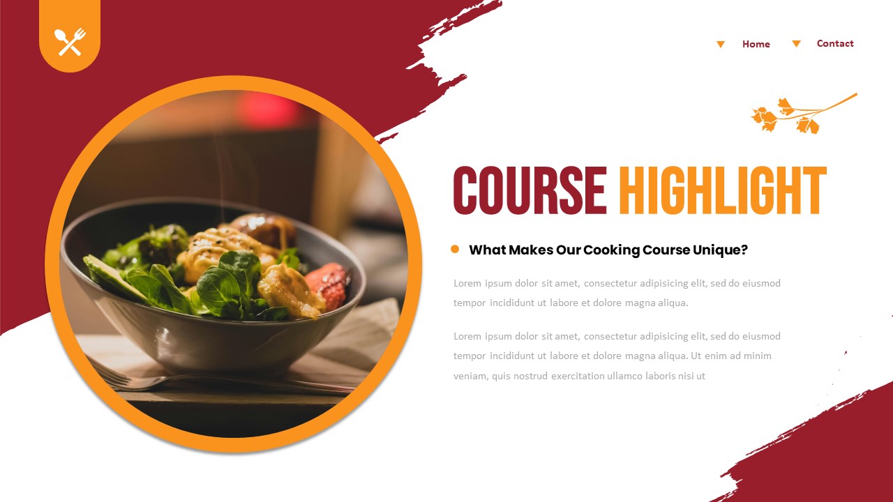 Cooking Course Powerpoint, Presentation Templates | GraphicRiver