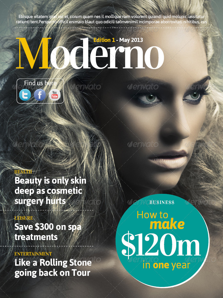 Moderno iPad Magazine by CRSDesign | GraphicRiver