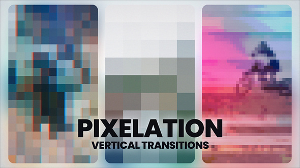Pixelation Transitions, After Effects Project Files | VideoHive