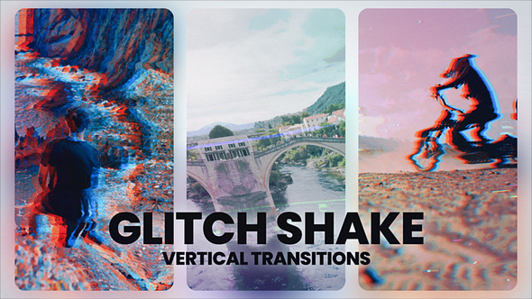 Glitch Shake Transitions, After Effects Project Files | VideoHive