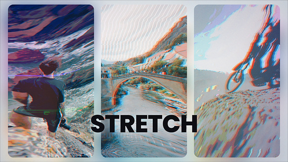 Glitch Stretch Transitions, After Effects Project Files | VideoHive