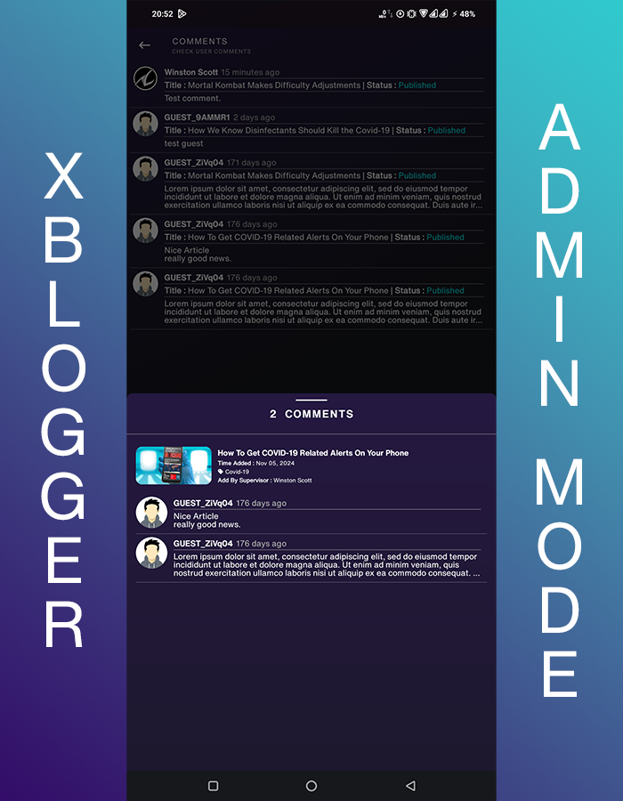 XBlogger v1.0 - Comprehensive News App with Article & Video Features by ...