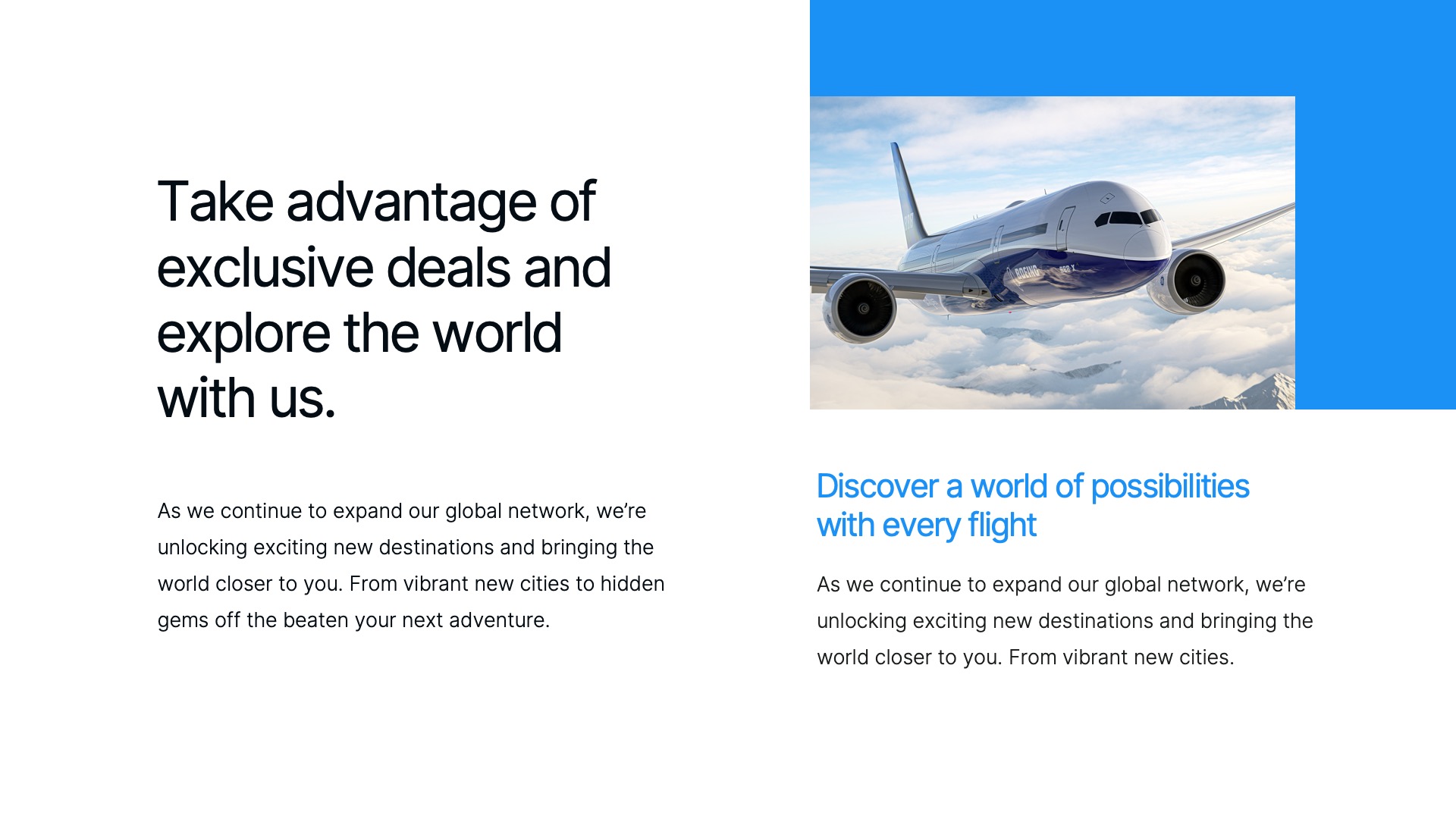 Aviation Google Slides Template, Presentation Templates | GraphicRiver