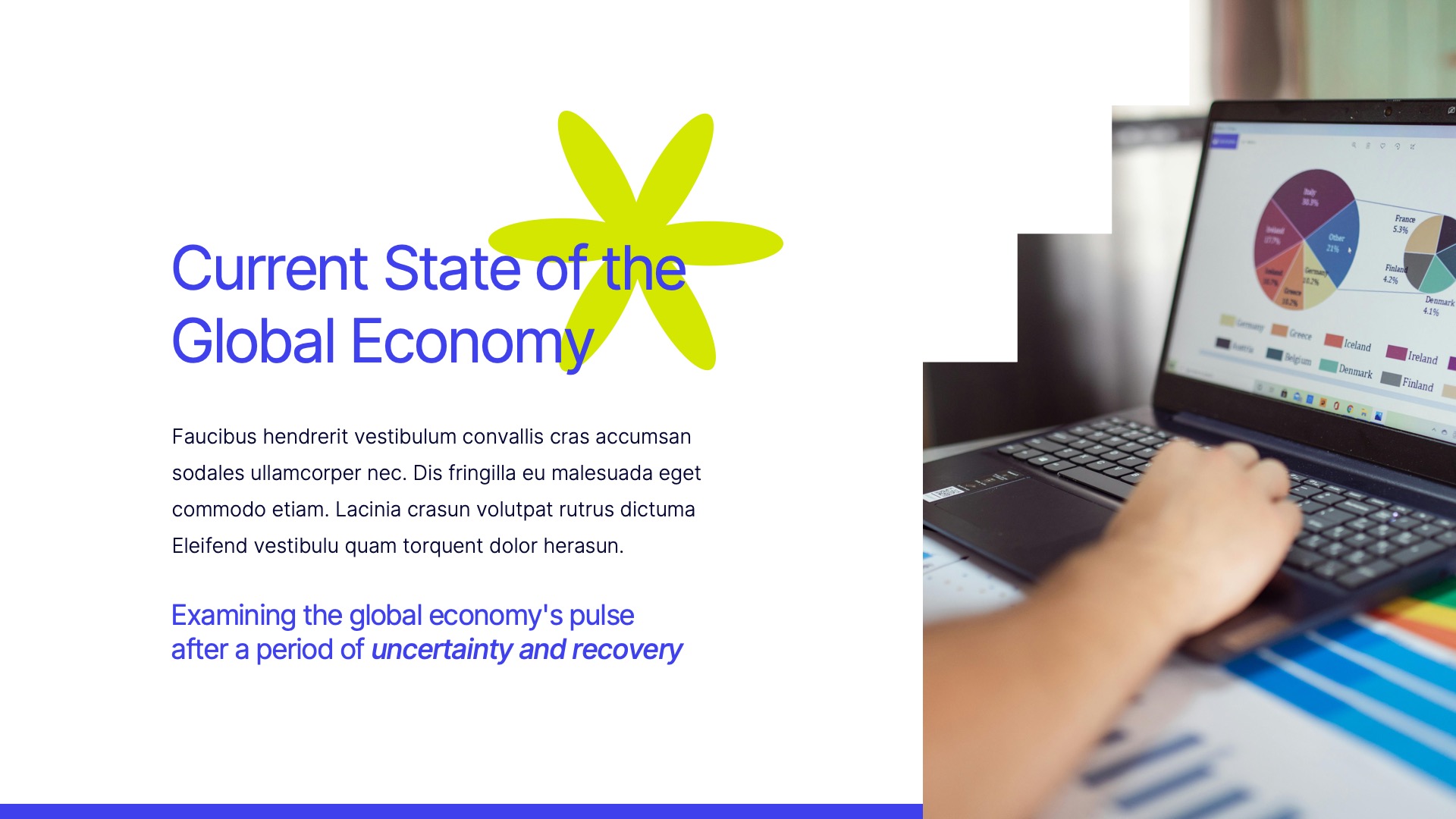 Conference Economic Google Slides Template, Presentation Templates