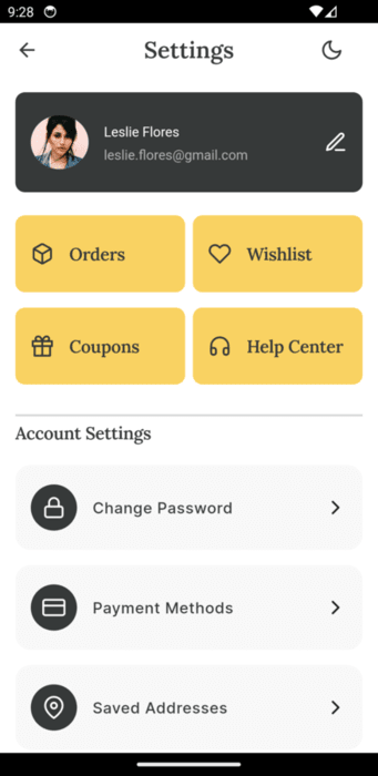 Habitual E-Commerce App UI Kit by Edilson_Matola | CodeCanyon