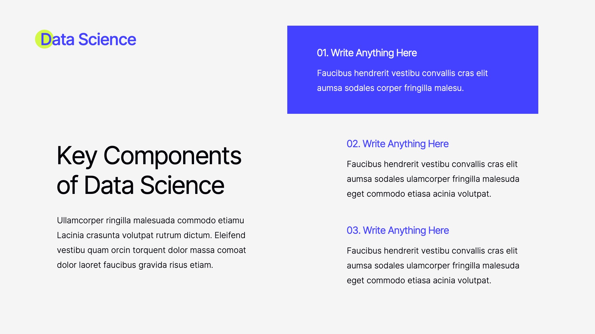 Data Science PowerPoint Template, Presentation Templates | GraphicRiver