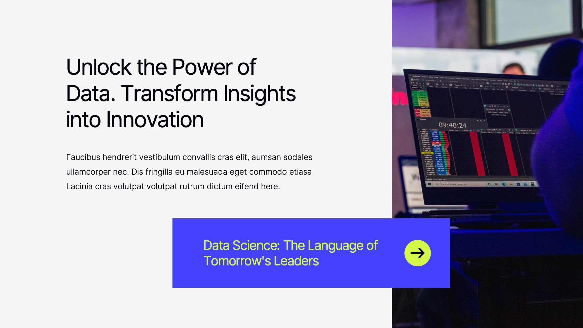 Data Science PowerPoint Template, Presentation Templates | GraphicRiver