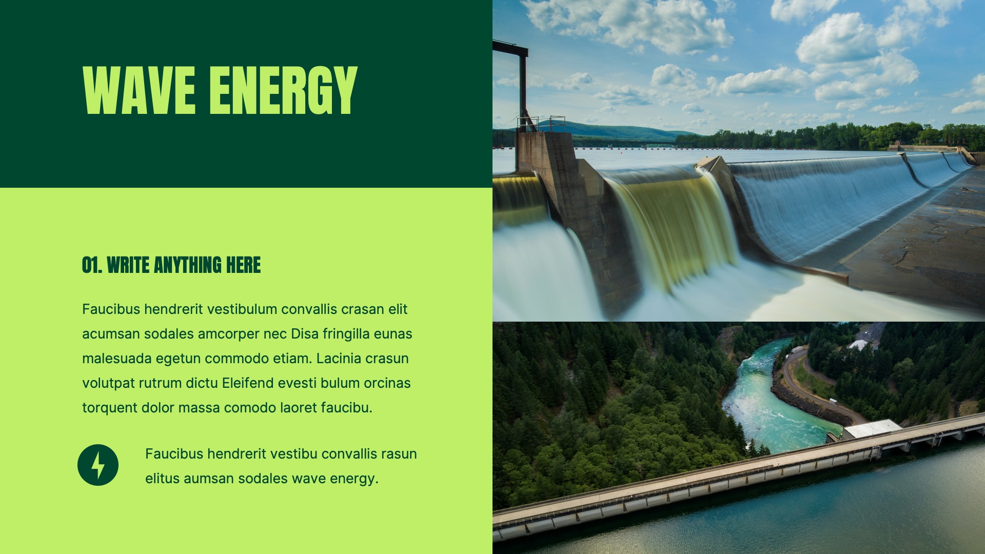 Green Energy PowerPoint Template, Presentation Templates | GraphicRiver