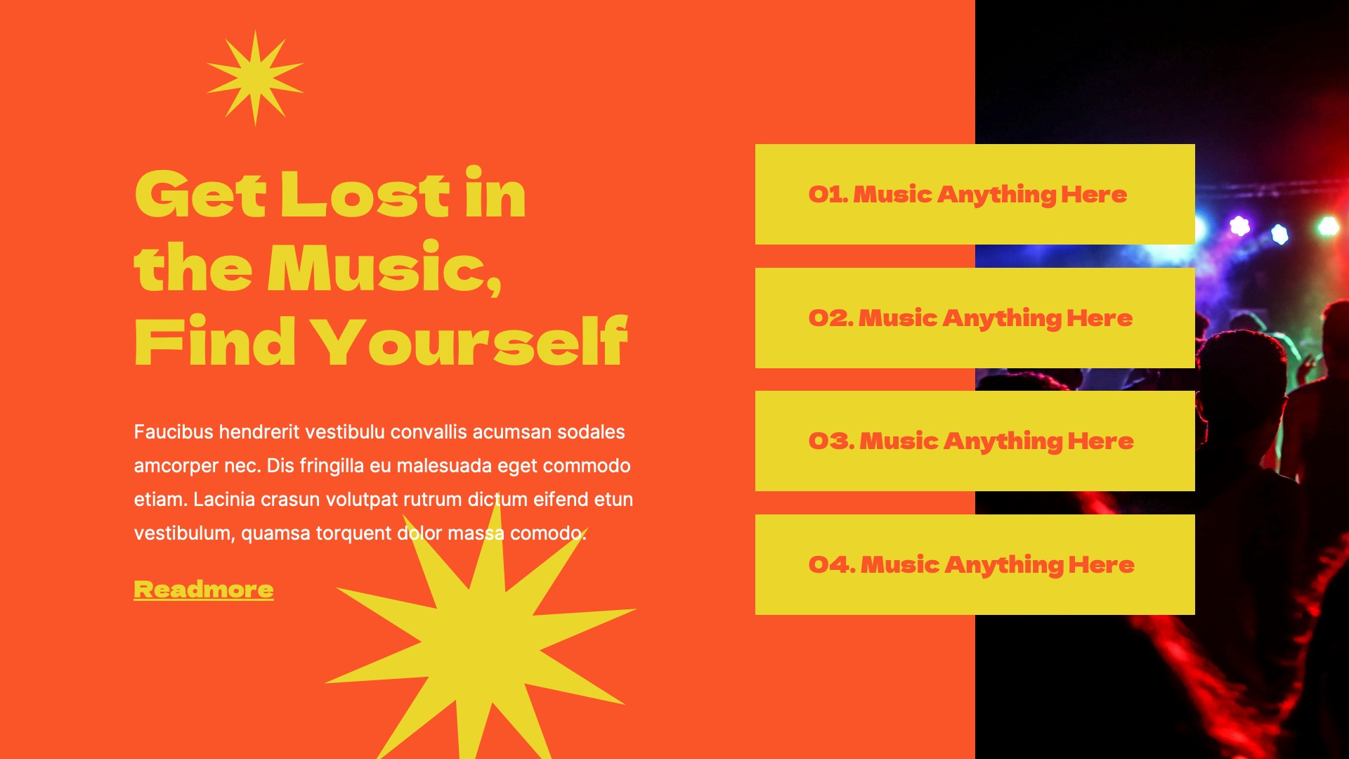 Festival Music Google Slides Template, Presentation Templates ...