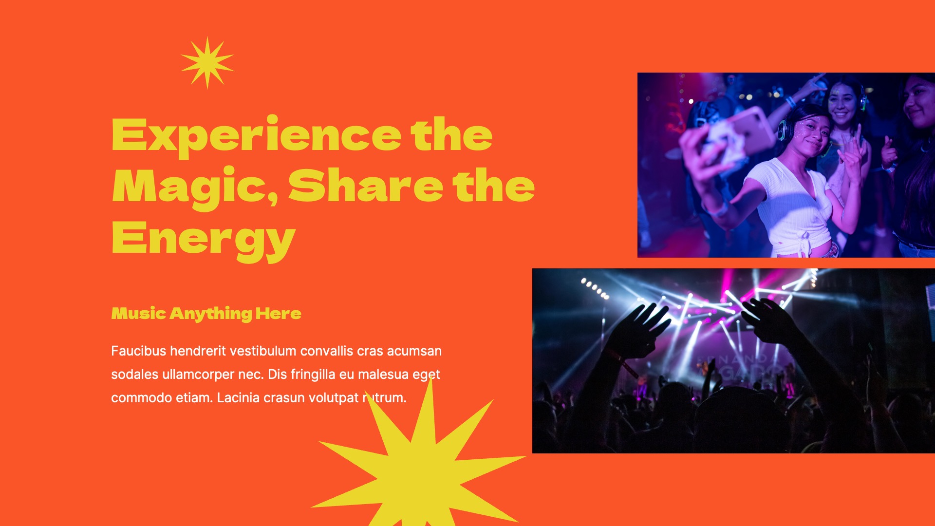 Festival Music Google Slides Template, Presentation Templates ...