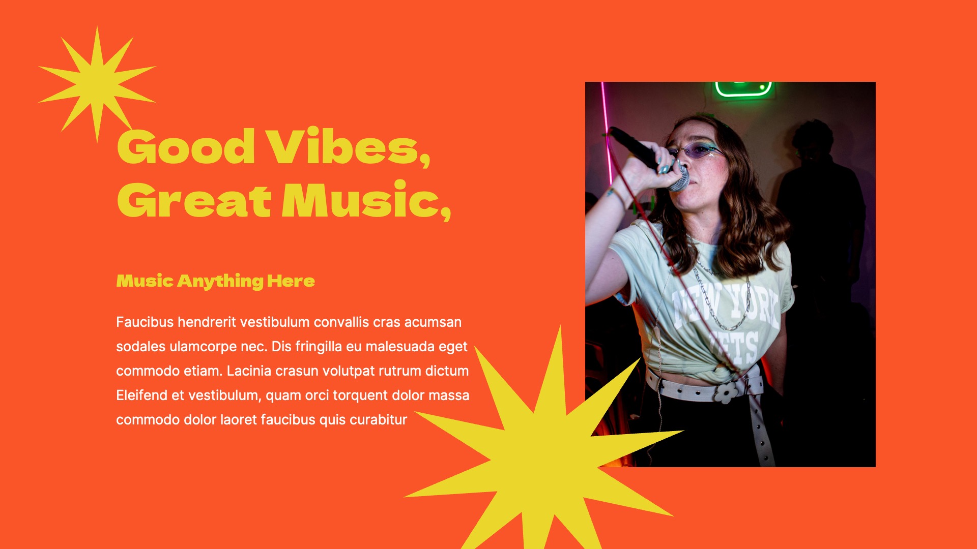 Festival Music Google Slides Template, Presentation Templates ...