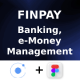 FinPay App ANDROID + IOS + FIGMA | UI Kit | Ionic | Banking, E-Money ...