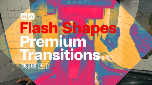 Premium Transitions Flash Shapes, After Effects Project Files | VideoHive