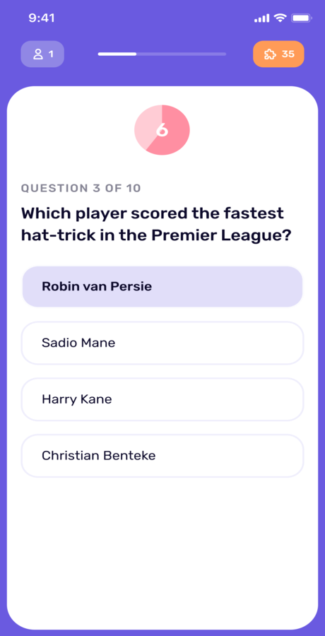 Quiz | ANDROID + IOS + FIGMA (FREE) | UI Kit | Ionic | Online Quiz Game ...