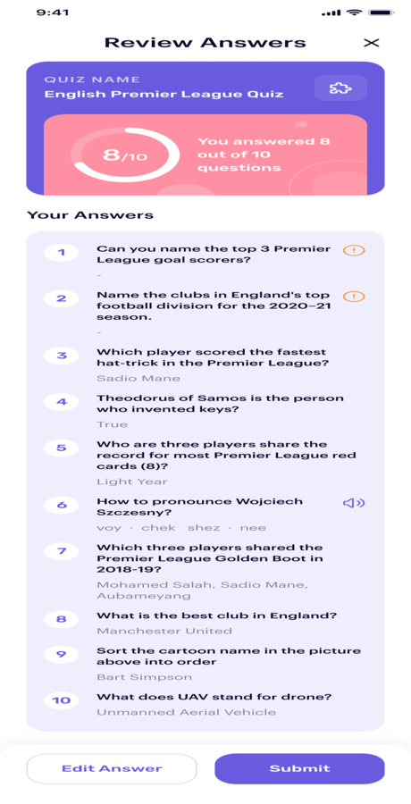 Quiz | ANDROID + IOS + FIGMA (FREE) | UI Kit | Ionic | Online Quiz Game ...