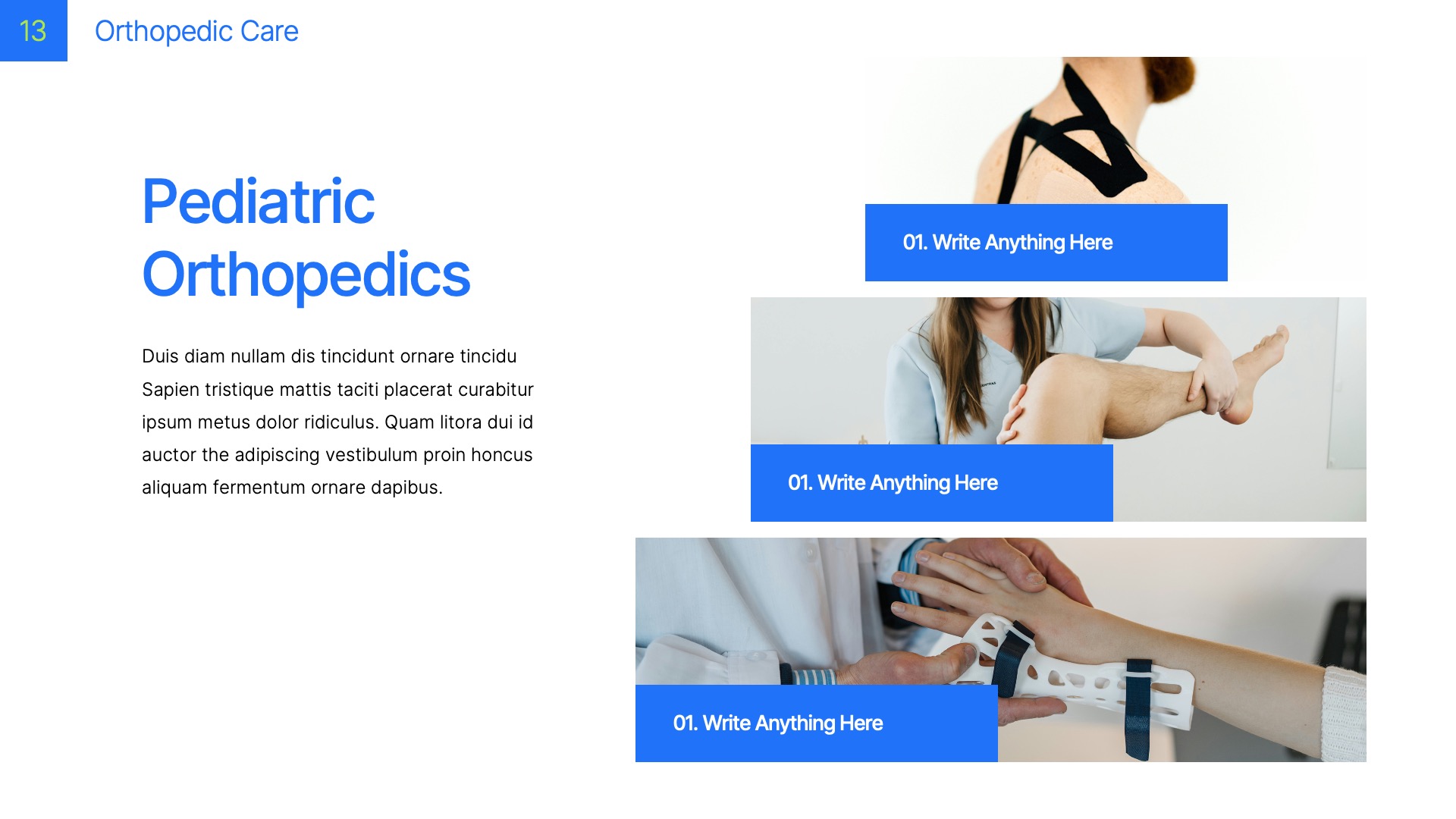 Orthopedic PowerPoint Template, Presentation Templates | GraphicRiver