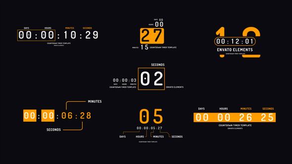 Countdown Timer Toolkit V36, After Effects Project Files | VideoHive