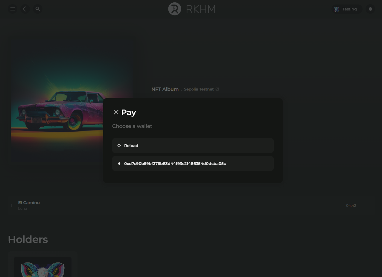 NFT Plugin for RKHM by busyowl | CodeCanyon