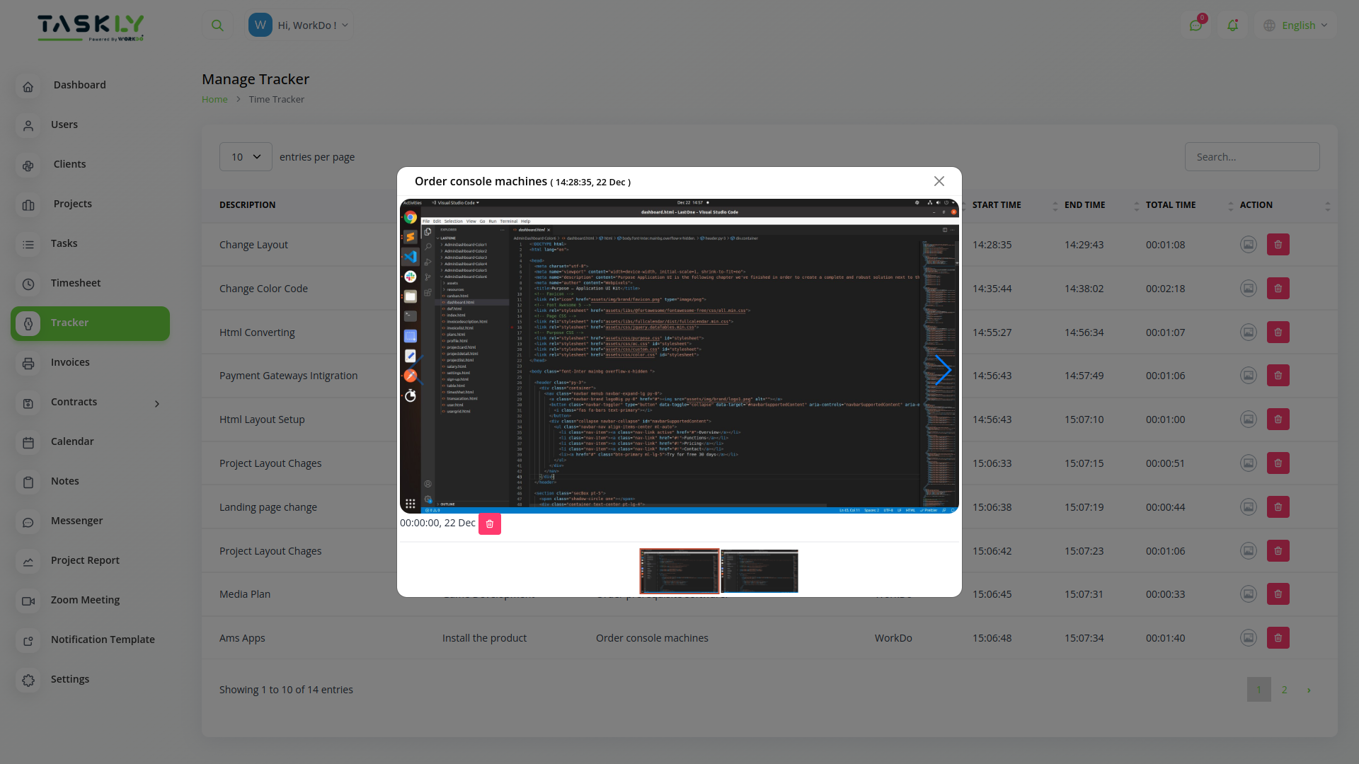 TASKLY – Project Management Tool by WorkDo | CodeCanyon
