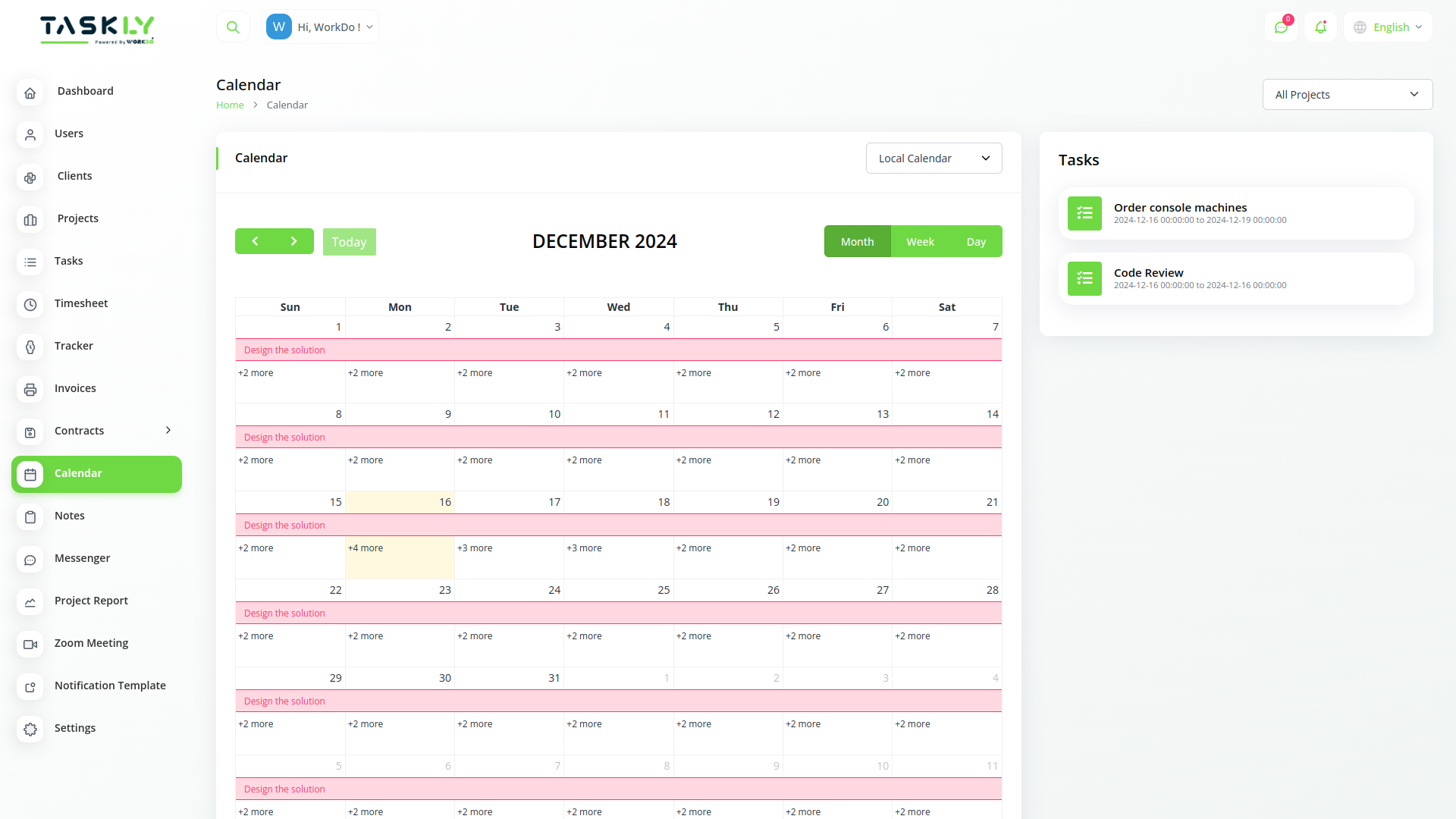 TASKLY – Project Management Tool by WorkDo | CodeCanyon