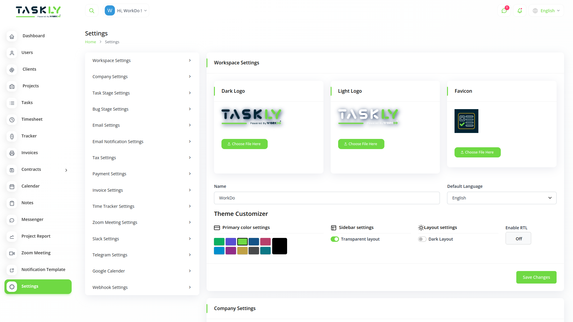 TASKLY – Project Management Tool by WorkDo | CodeCanyon