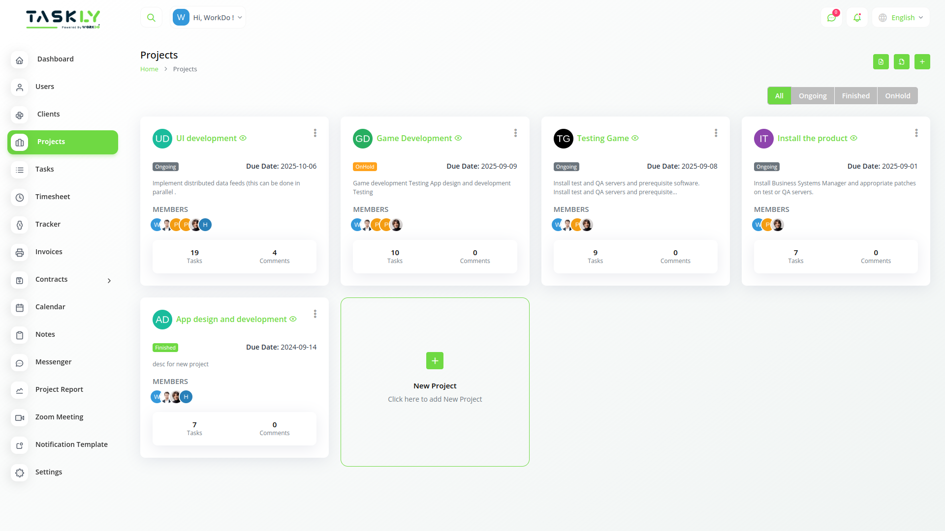 TASKLY – Project Management Tool by WorkDo | CodeCanyon