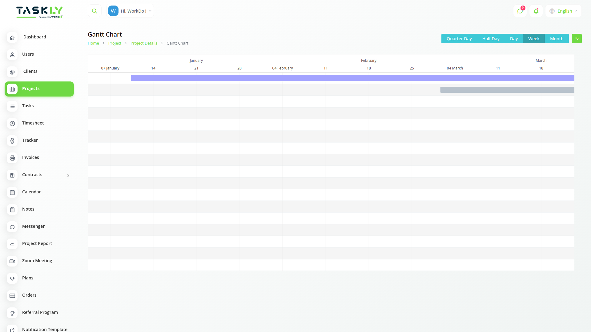 TASKLY SaaS – Project Management Tool by WorkDo | CodeCanyon