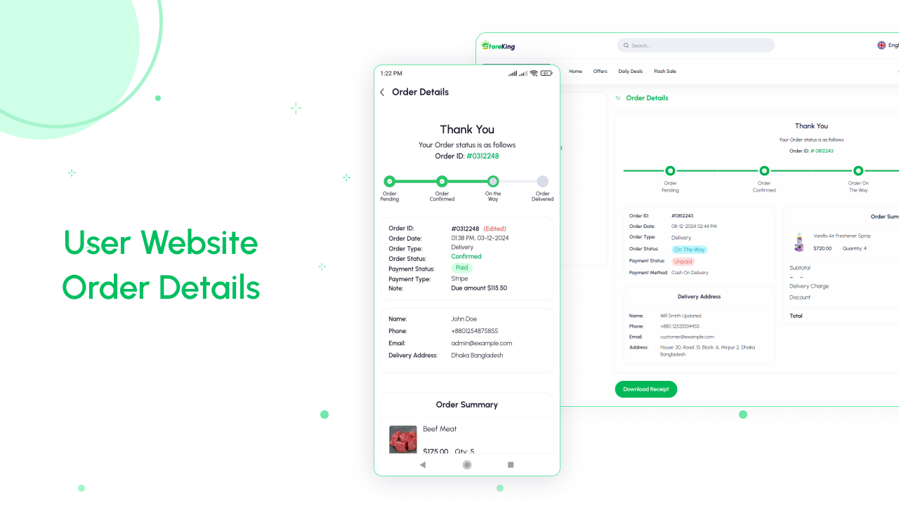 StoreKing - eCommerce (Grocery, Pharmacy, Supershop) App with Laravel Website & Admin Panel with ...