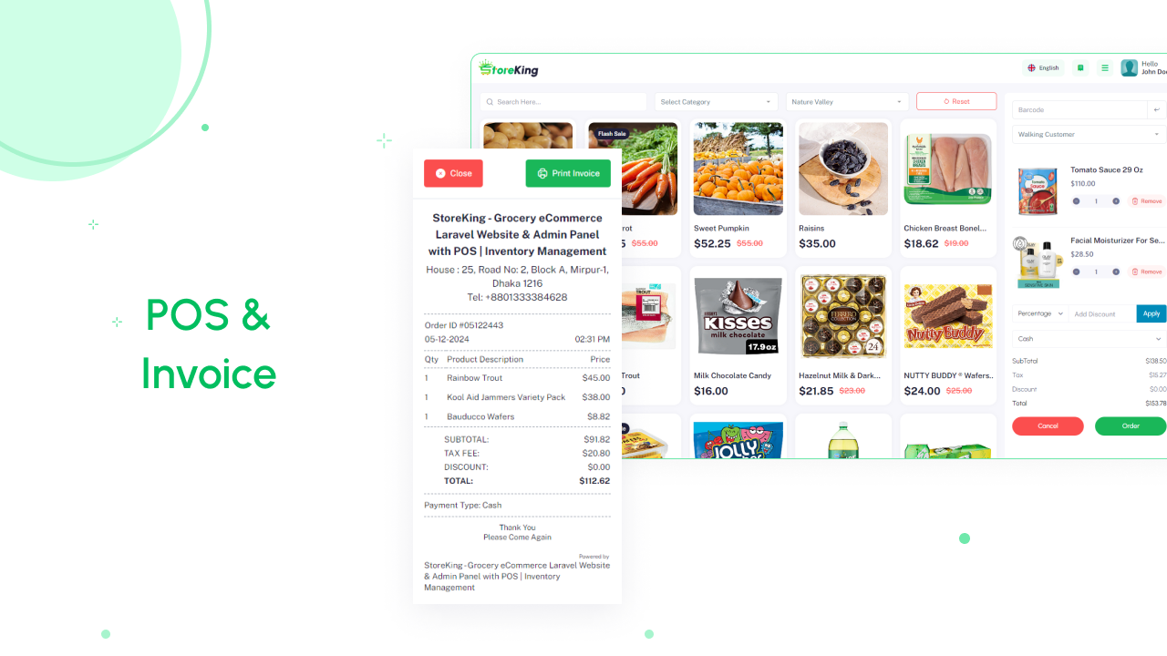 StoreKing - eCommerce (Grocery, Pharmacy, Supershop) App with Laravel ...
