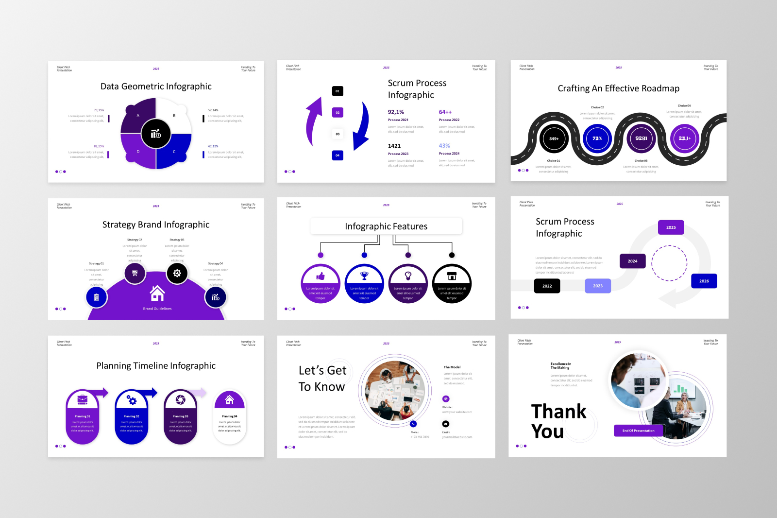 Invest Pitch - Client Pitch PowerPoint Template, Presentation Templates