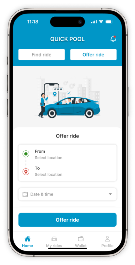 Car Pooling App | Bike Pooling App | Ride Sharing App | Car Sharing App | React Native ...