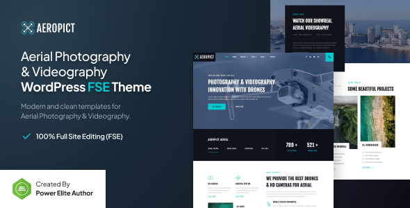 Aeropict – Drone Aerial Photography & Videography FSE WordPress Theme ...