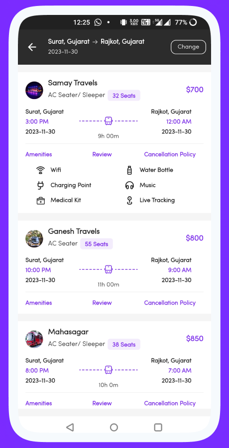 ProZigzagBus : Online Multi Vendor Bus Ticket Booking App & Reservation System Flutter Solution ...