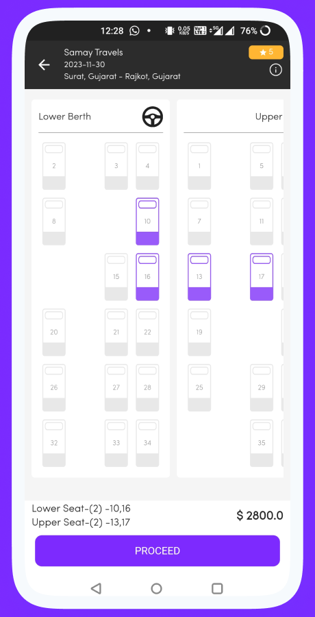 ProZigzagBus : Online Multi Vendor Bus Ticket Booking App & Reservation System Flutter Solution ...