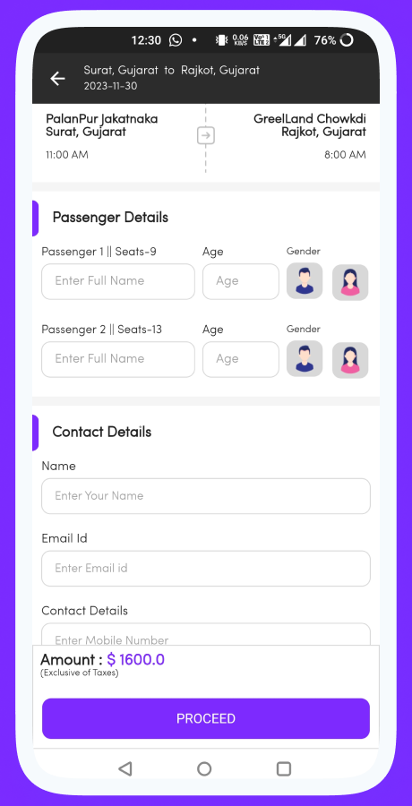 ProZigzagBus : Online Multi Vendor Bus Ticket Booking App & Reservation System Flutter Solution ...