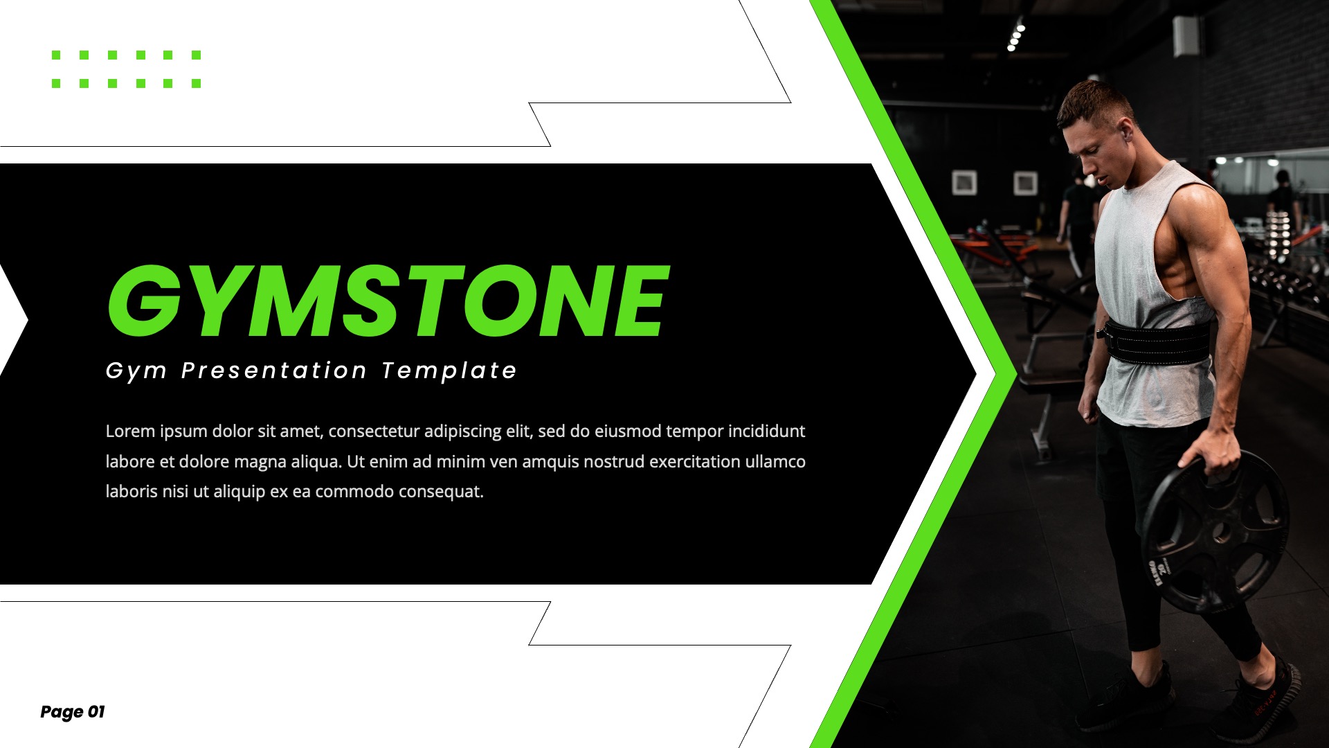 Gymstone - Gym PowerPoint Template, Presentation Templates | GraphicRiver