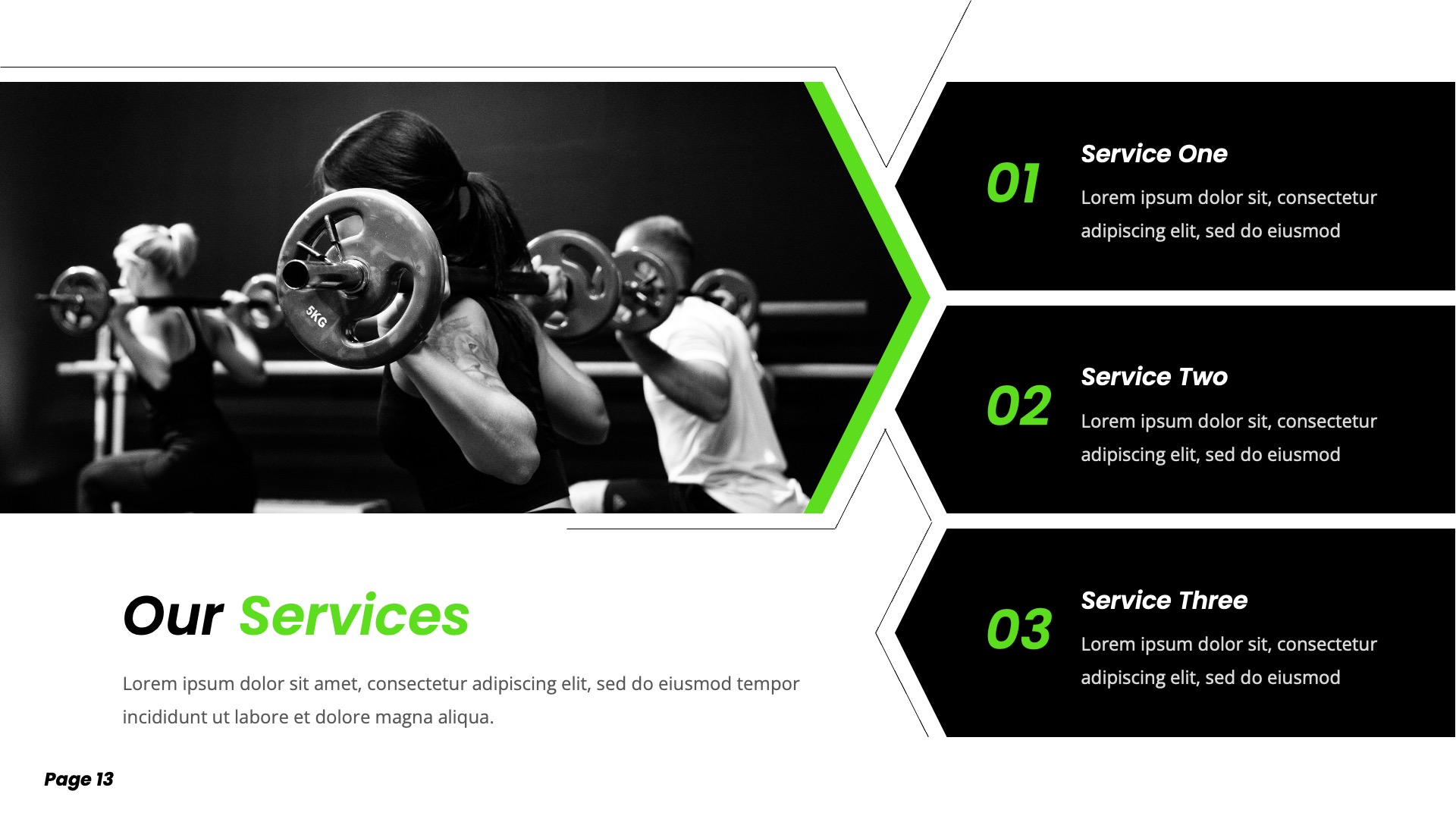 Gymstone - Gym PowerPoint Template, Presentation Templates | GraphicRiver