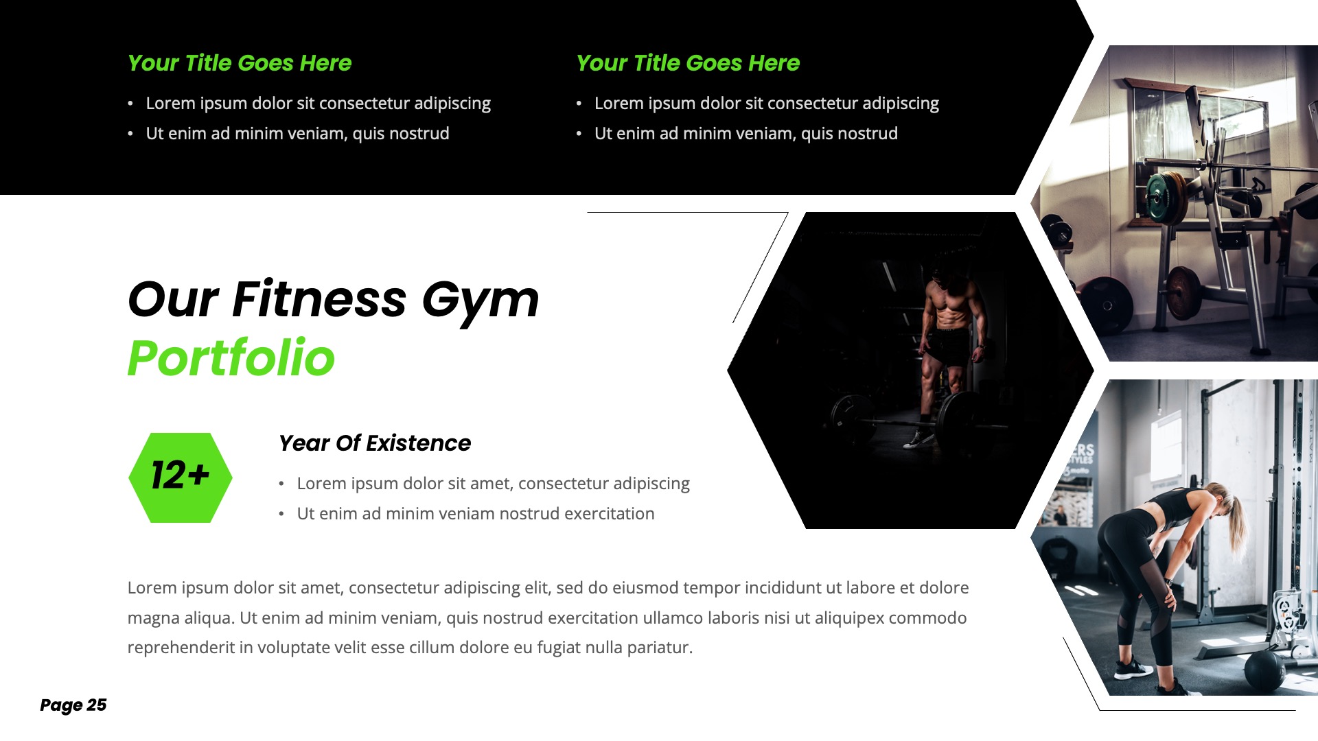 Gymstone - Gym PowerPoint Template, Presentation Templates | GraphicRiver