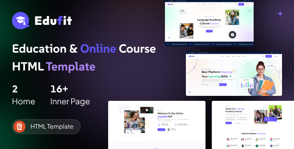 Edufit - Education & Online Course HTML Template by pixelfit | ThemeForest