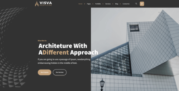 Visva - Architect & Interior Design Bootstrap 5 HTML Template by DexignZone