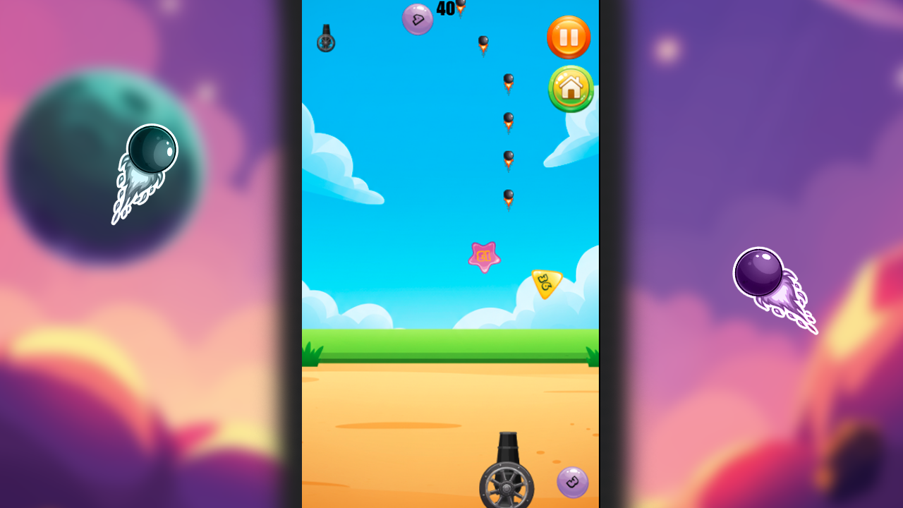 Cannon Blast Adventure - Construct 3 Game (HTML5, AdMob, C3P) by umaganpvtltd