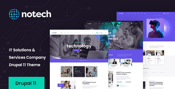 Notech - IT Solutions & Services Drupal 11 Theme by gavias | ThemeForest