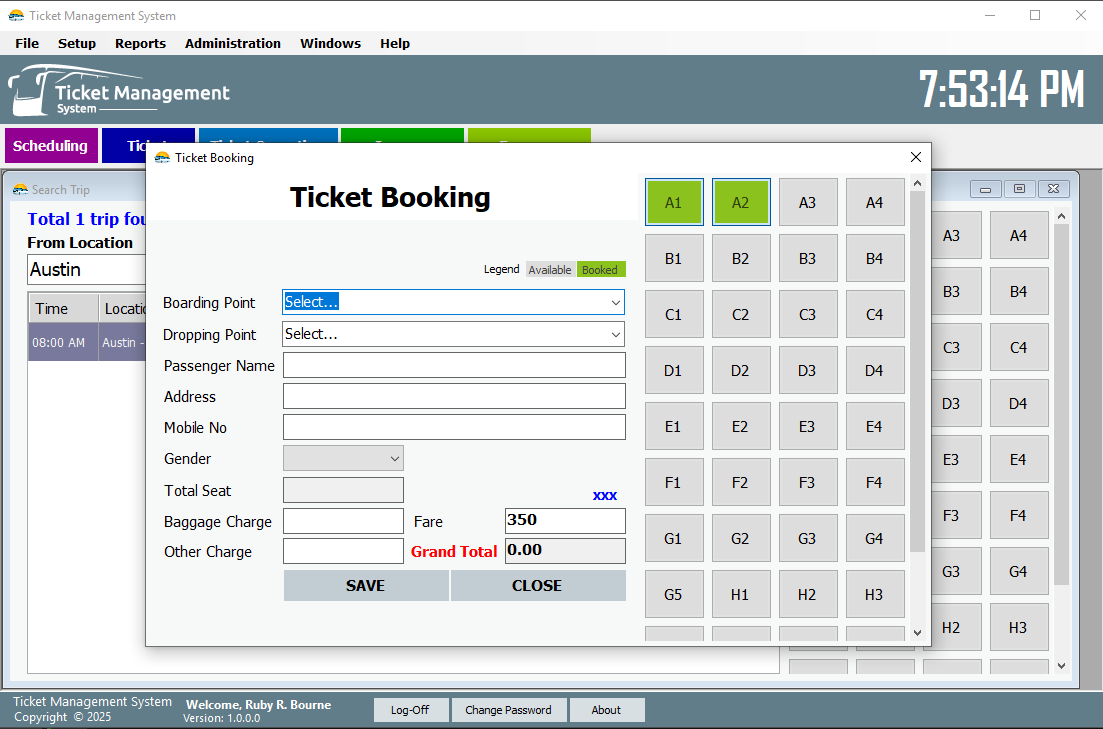 Bus/Train Ticket Management System by linkbirdtech | CodeCanyon