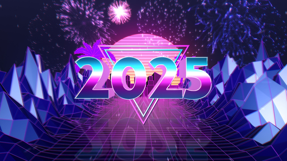 New Year Countdown - Retro Style, After Effects Project Files | VideoHive