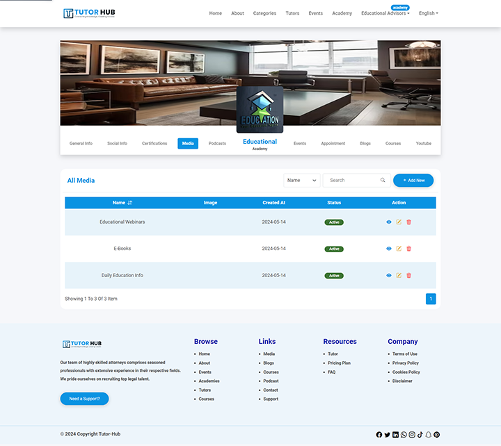 TutorHub - Virtual Education for Tutors, Students, Academies with Flutter Apps, Web, & Admin ...