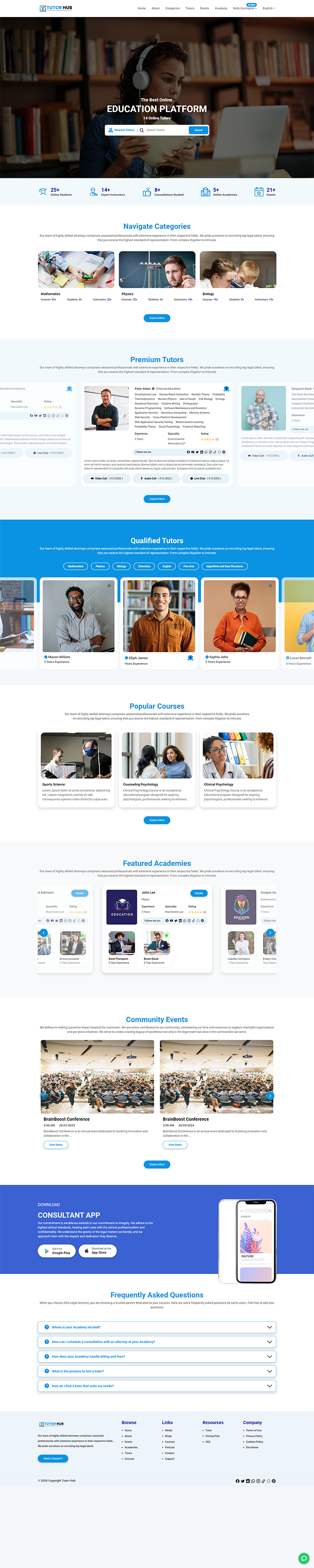 TutorHub - Virtual Education for Tutors, Students, Academies with Flutter Apps, Web, & Admin ...