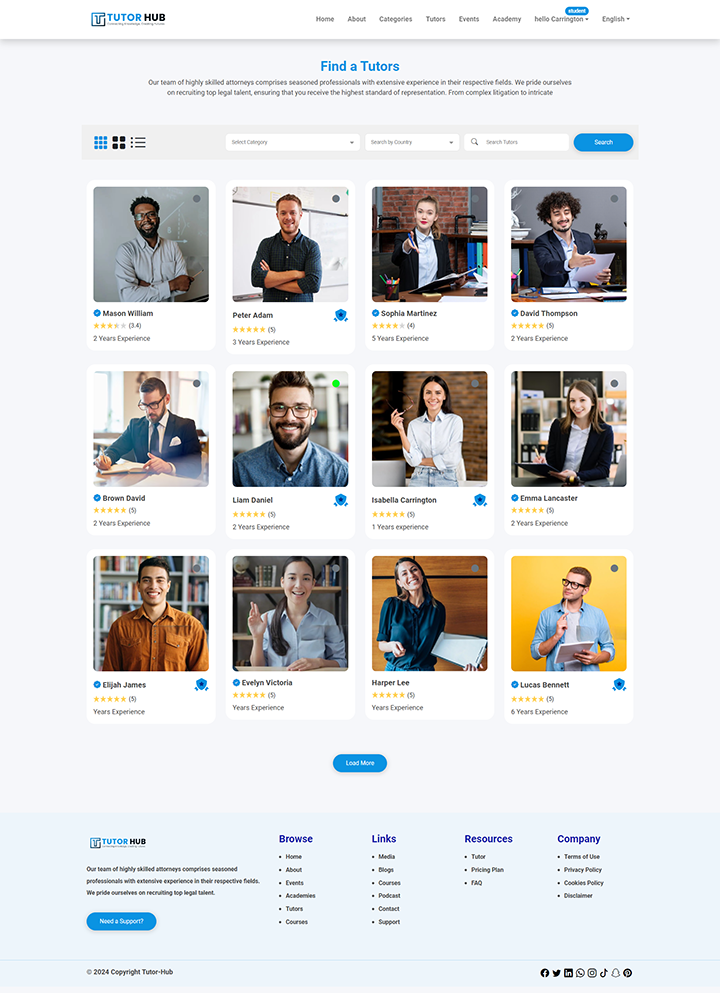 TutorHub - Virtual Education for Tutors, Students, Academies with ...